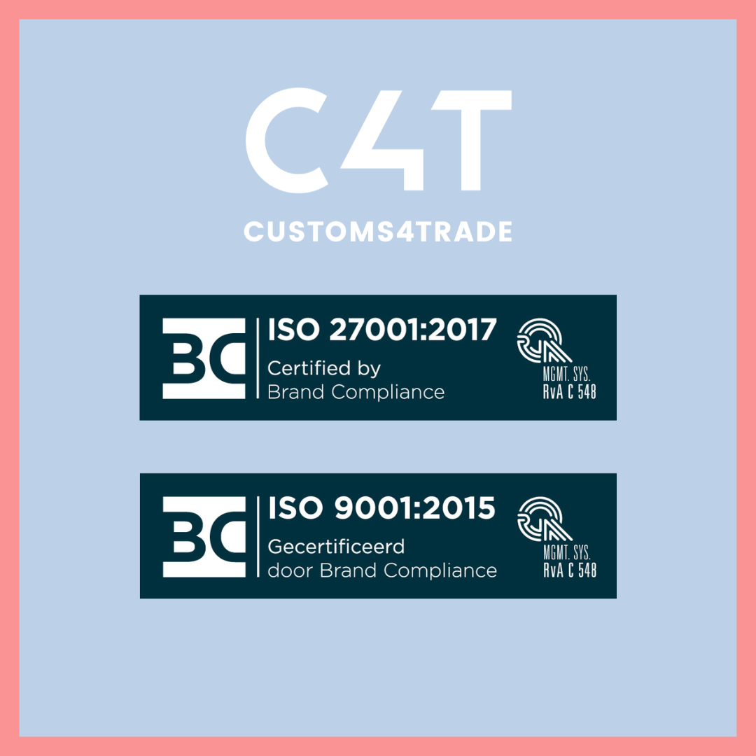 Customs4trade are proud to receive ISO 27001 & ISO 9001 certification