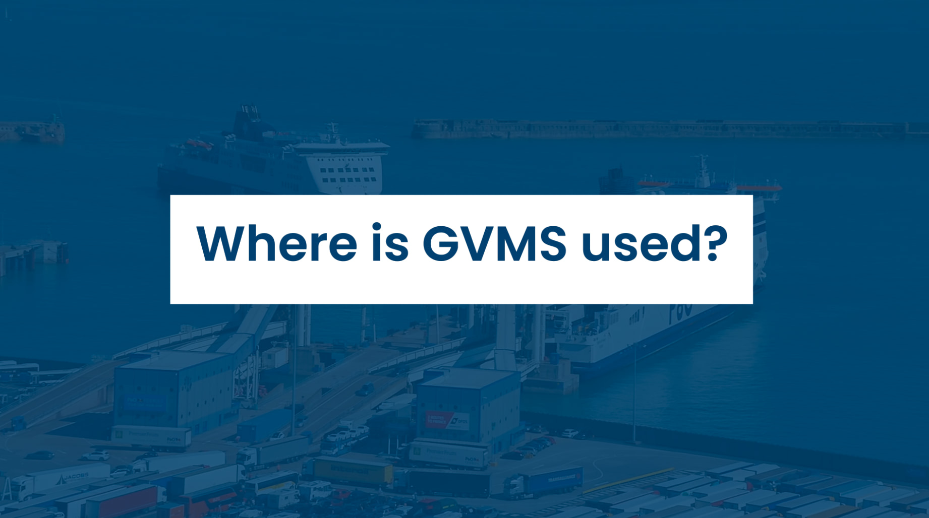 Where is the Goods Vehicle Movement Service used?